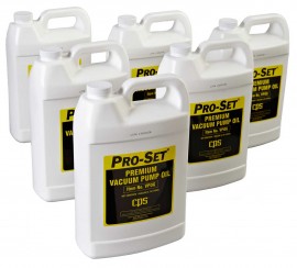 CPS VPOG6 Pro-Set Premium Vacuum Pump Oils, 1gal Bottles, 6-Pack