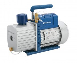 Inficon 700-100-P1 QS5 Two Stage Vacuum Pump, 5 CFM, 15 Micron Rating