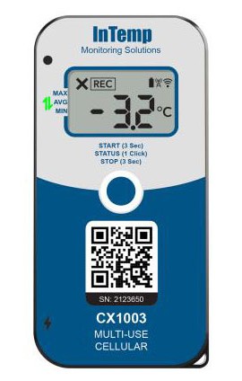 Onset InTemp CX1003 Multi-Use Cellular Temperature Data Logger, -68 to ...