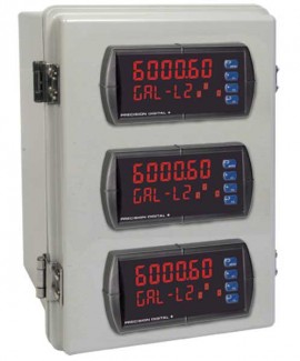 Precision Digital PDA2303 NEMA 4X Plastic Horizontal Enclosure for & DIN digital panel meters, 3 ...