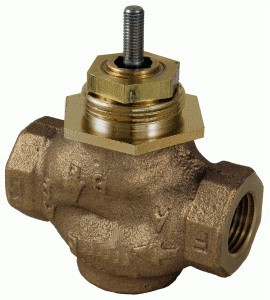 Schneider Electric VB-7223-0-4-06 2-Way Brass Trim Globe Valve Body ...