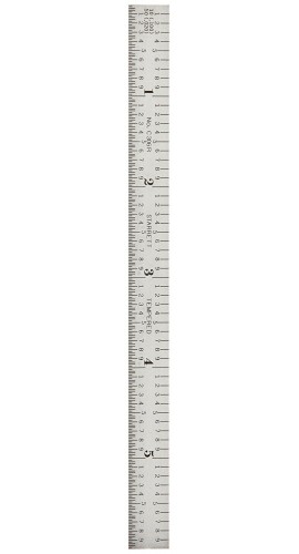 Starrett C306R-6 Steel Rule with Inch Graduation, 6" - Starrett
