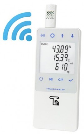 Traceable 6529 Wi-Fi Data Logging Barometer with external ambient sensor