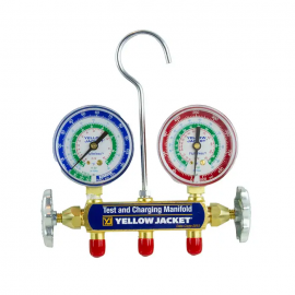 Yellow Jacket 41822 2-Valve Series 41 Test/Charging Manifold, (bar/psi ...
